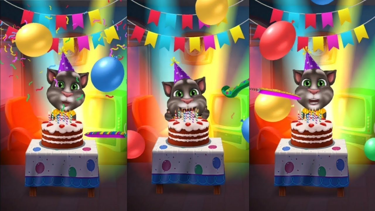 Happy Birthday My Talking Tom Level 10 - YouTube