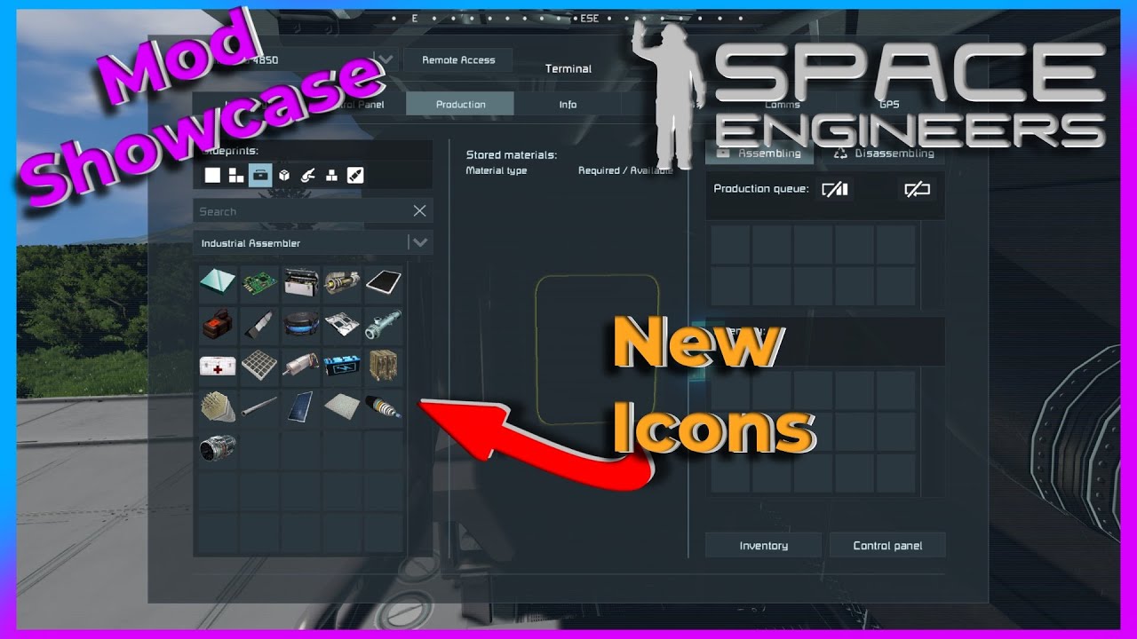 Mod Showcase Stuff-b-Small Items and Color Icons Space Engineers - YouTube