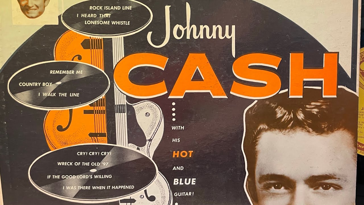 Johnny Cash with his hot and blue guitar - YouTube
