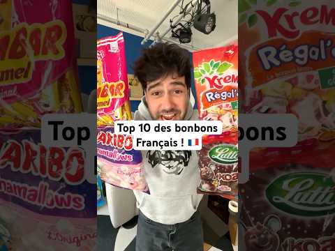 J'ai gouté les 10 bonbons les plus vendus en France !