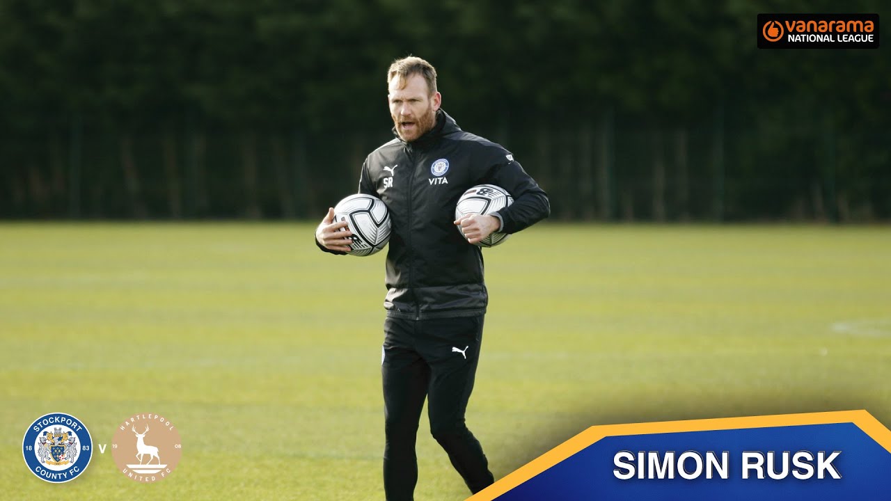 Simon Rusk Match Preview | County V Hartlepool | National League - YouTube