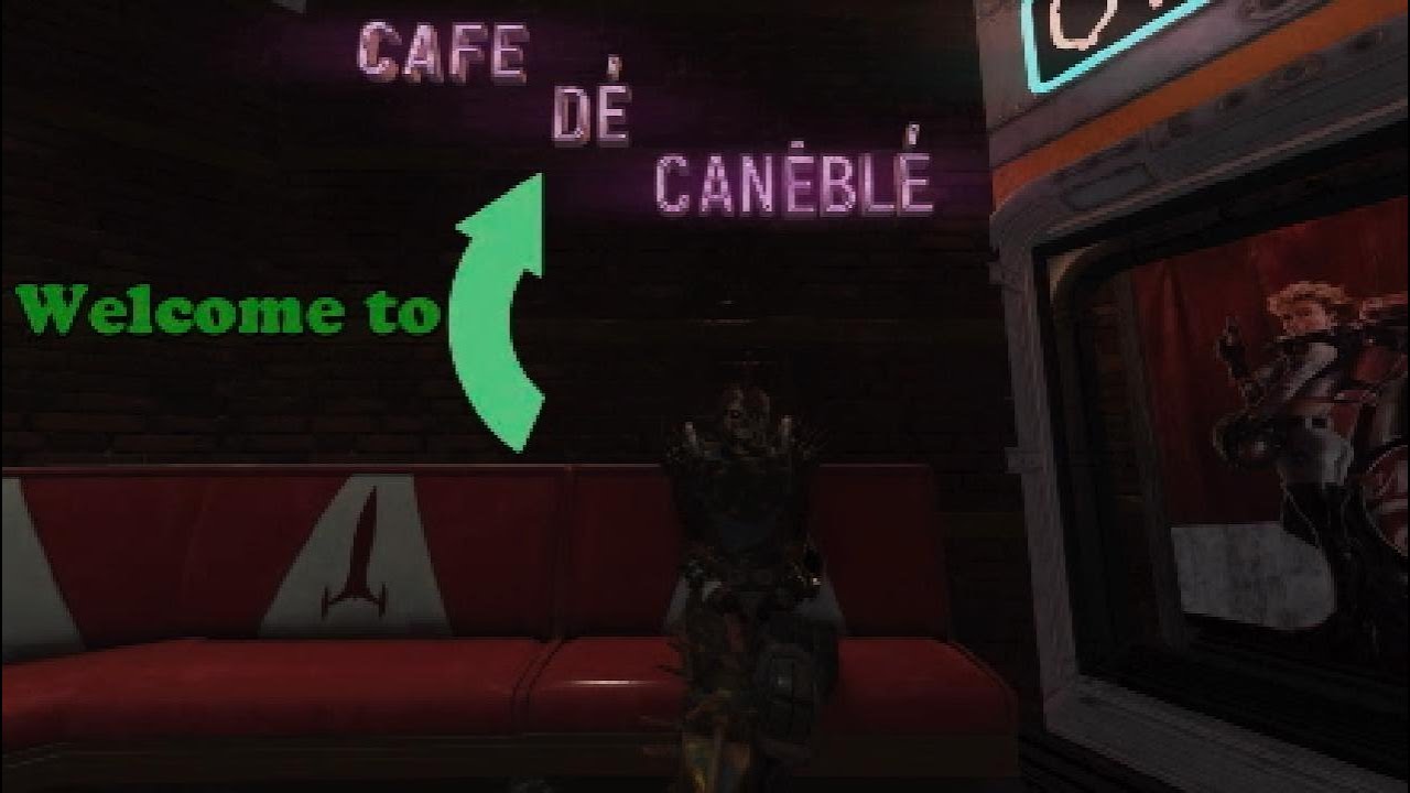 Fallout 76 Camp Walk Through Cafe Dé Caneblé - YouTube