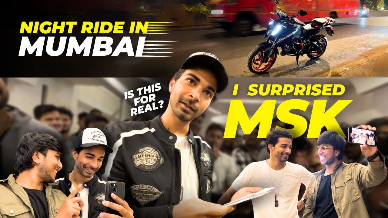 MUMBAI NIGHTS RIDE on DUKE 390 🔥 | MET MSK | Part 002 - YouTube