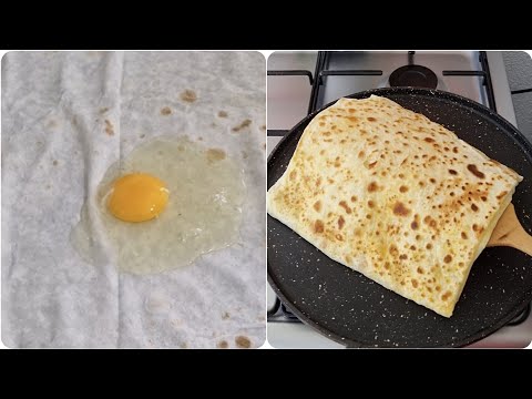 Kahvaltı için mutlaka tavsiye ediyorum 🔥 Yumurtalı gözleme 😍