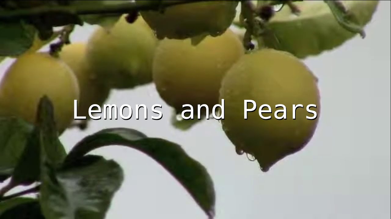 Lemons and Pears by edu (Cover) - YouTube