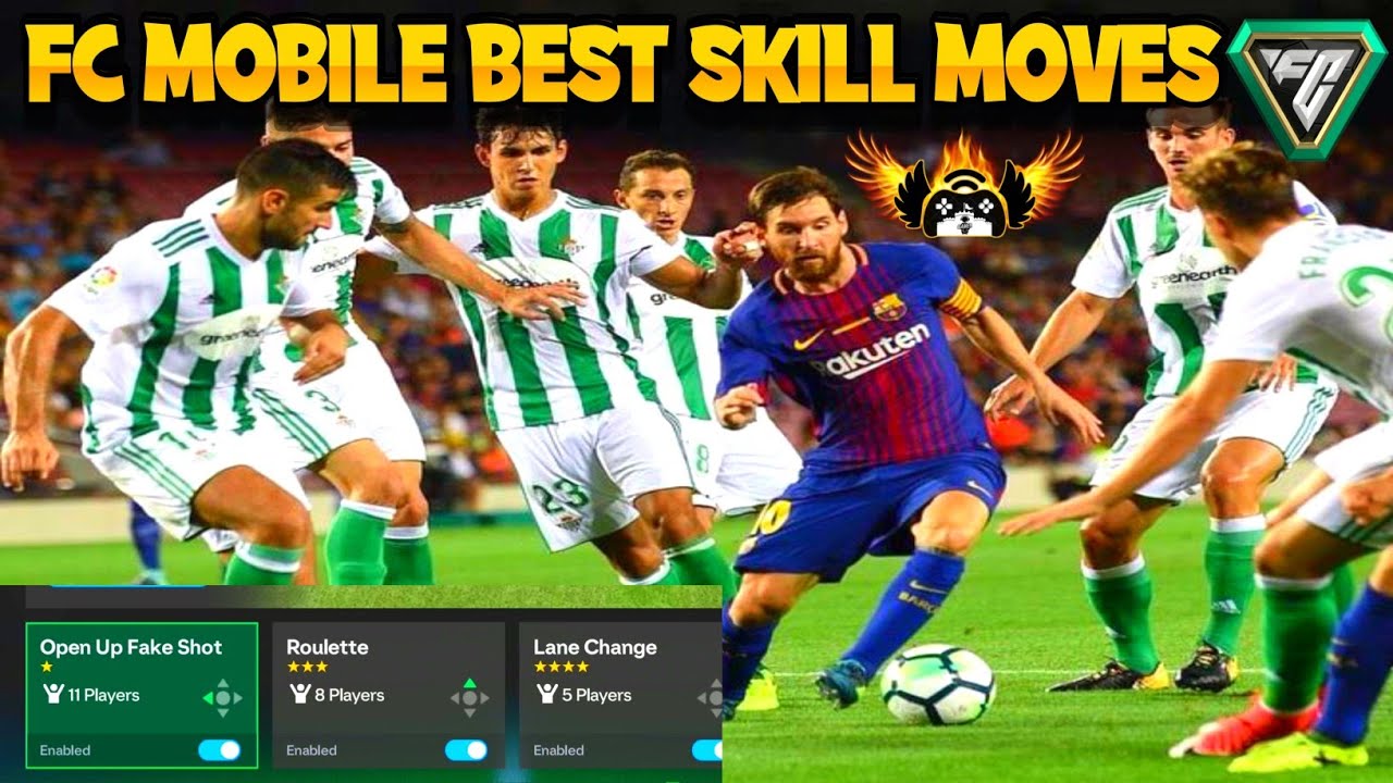 FC MOBILE BEST SKILL MOVES | TOP 4 SKILL MOVES FOR H2H MATCH | MOST ...