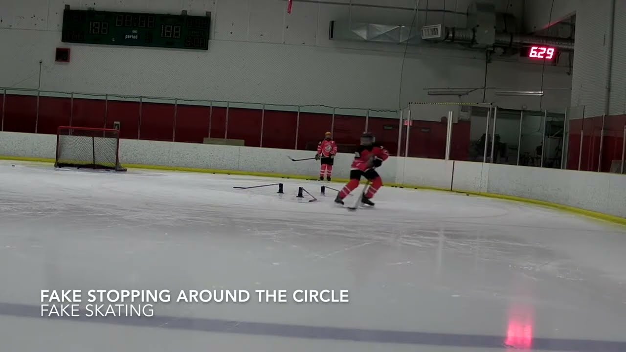 Fake skating in Hockey - YouTube