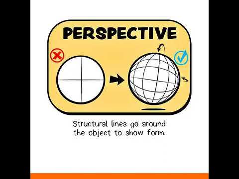 Learn to think in 3D when drawing #shorts - YouTube