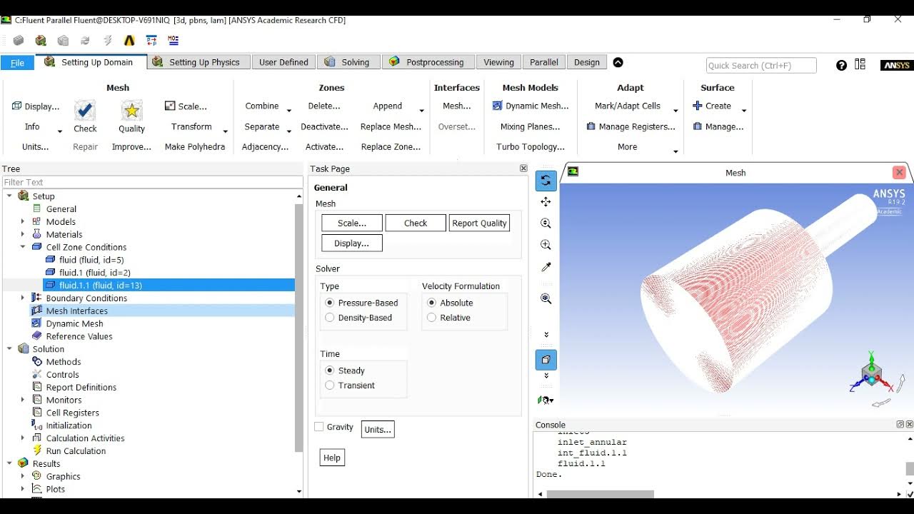 Ansys fluent: How to create interface between different independent mesh files - YouTube