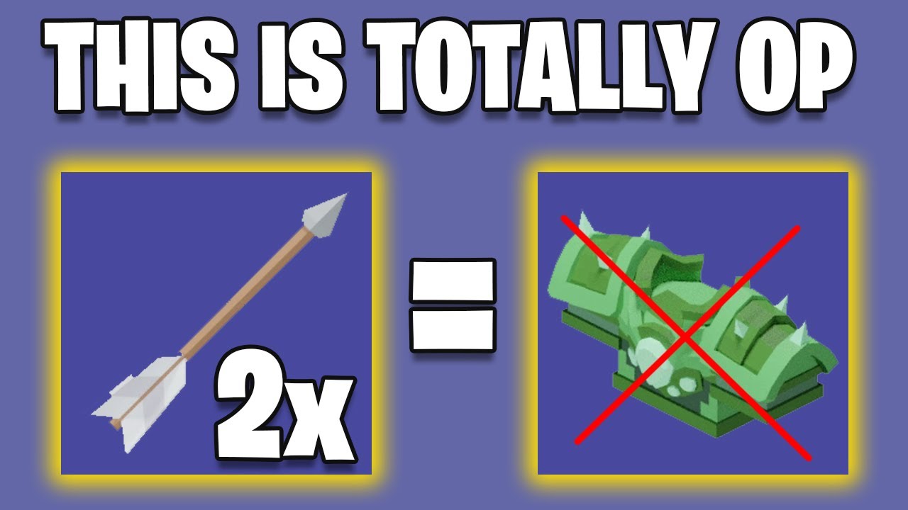 How to deal 100 damage to Emerald with 2 arrows 😮 - Roblox Bedwars ...