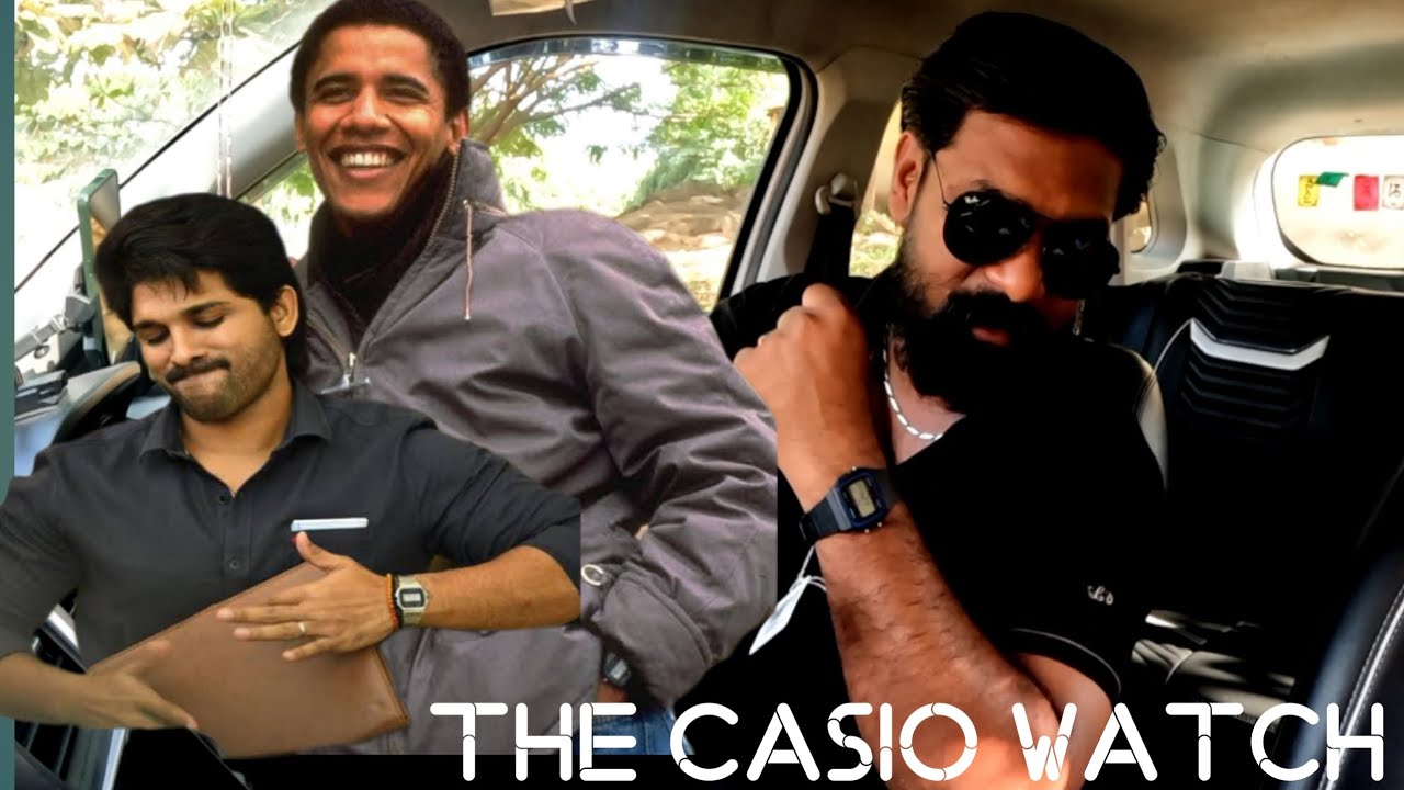 Casio F-91W ️ | Casio A-158WA ️ |love and craze | Allu Arjun | Barack ...
