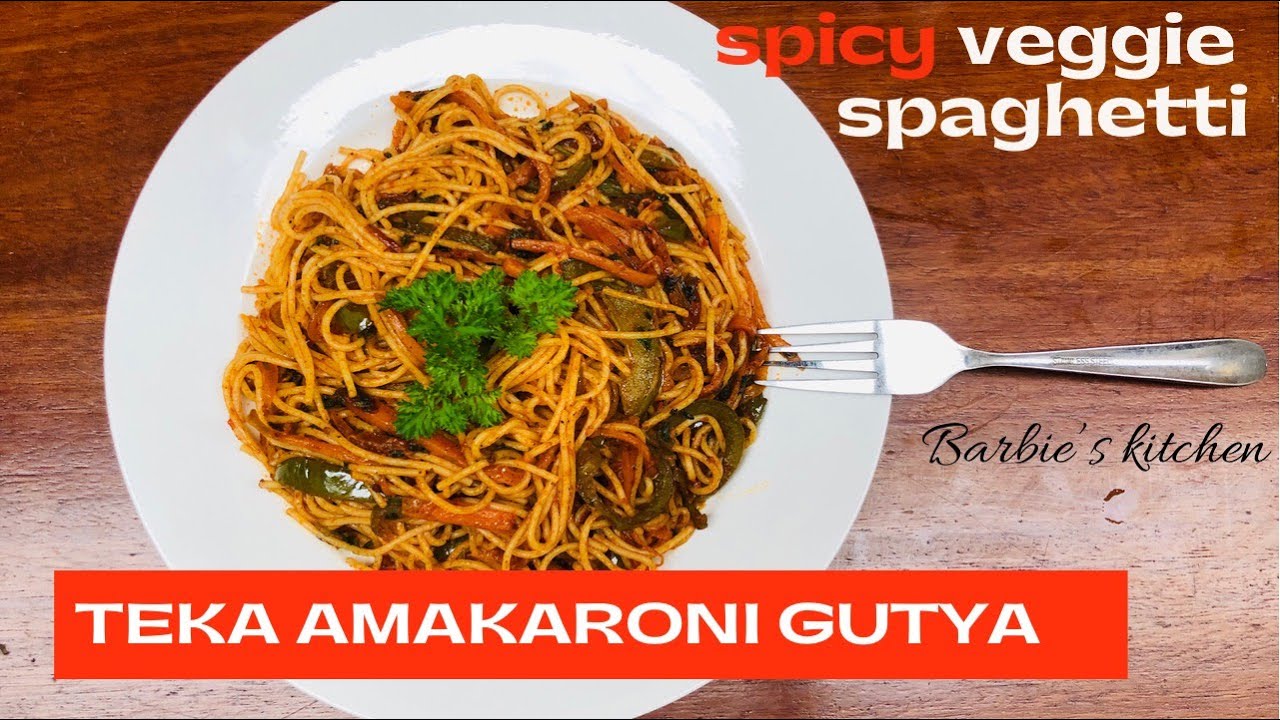 Ibiryo birenze. Uko wateka amakaroni arimo karoti. Kurya makaroni ...