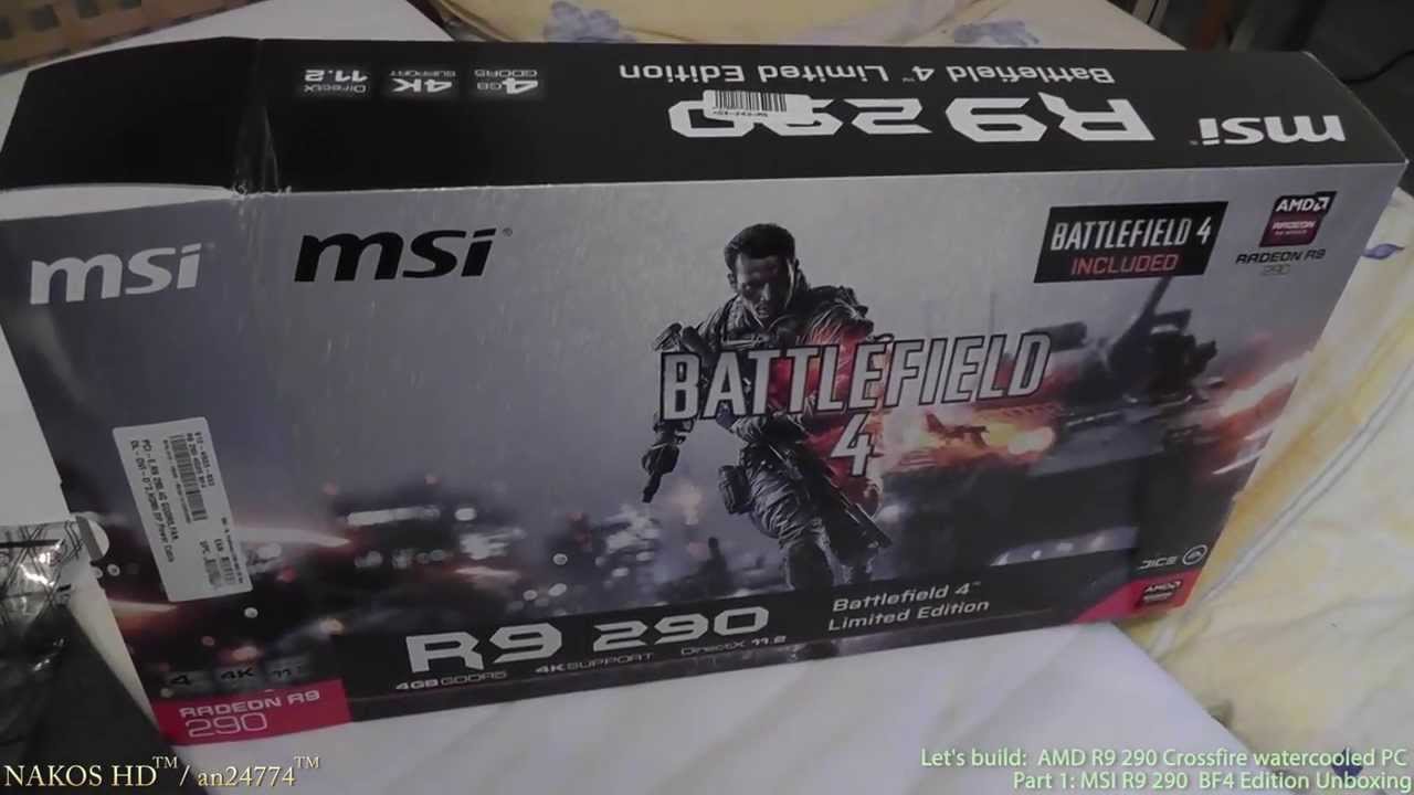 MSI R9 290 Unboxing - YouTube