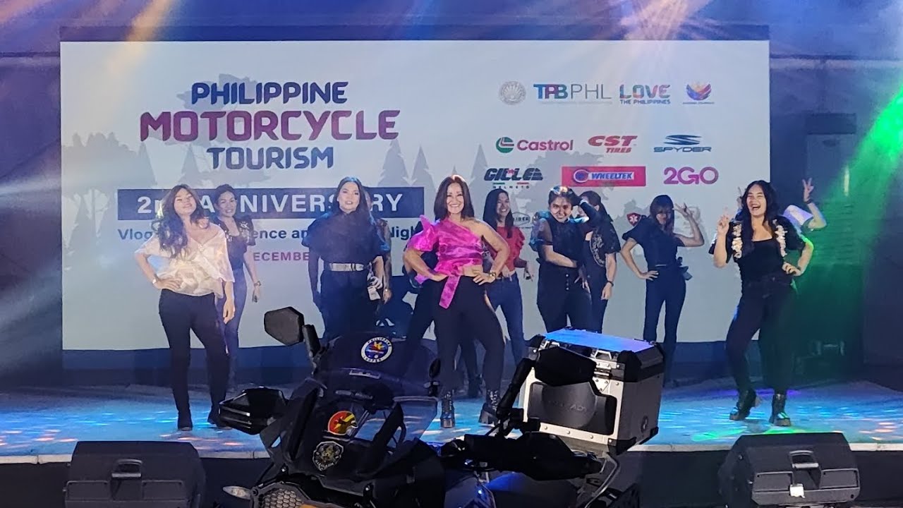 Female riders perform at Philippine Motorcycle Tourism 2nd Anniversary ...