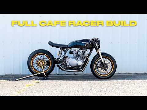 BUILD TIMELAPSE: from old bike to modern cafe racer