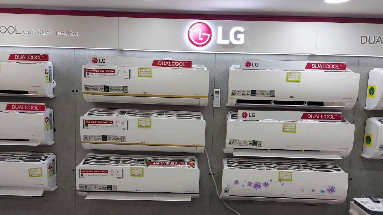 LG split ac 2021 models with prices - YouTube