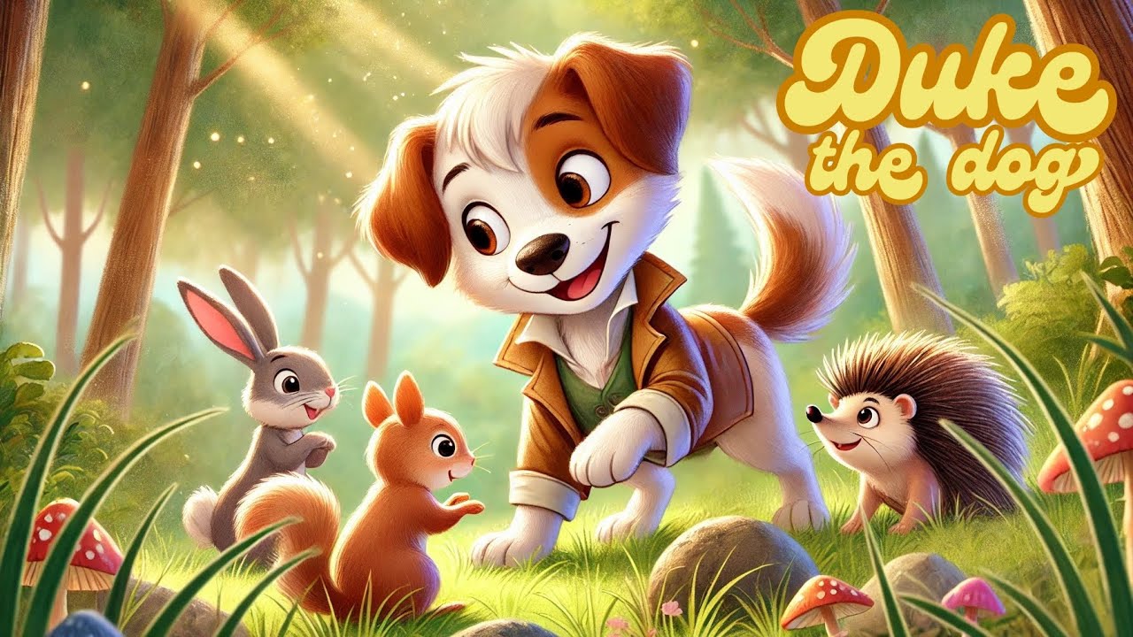 Duke the Brave Dog and the Forest Adventure | A Heartwarming Story ...