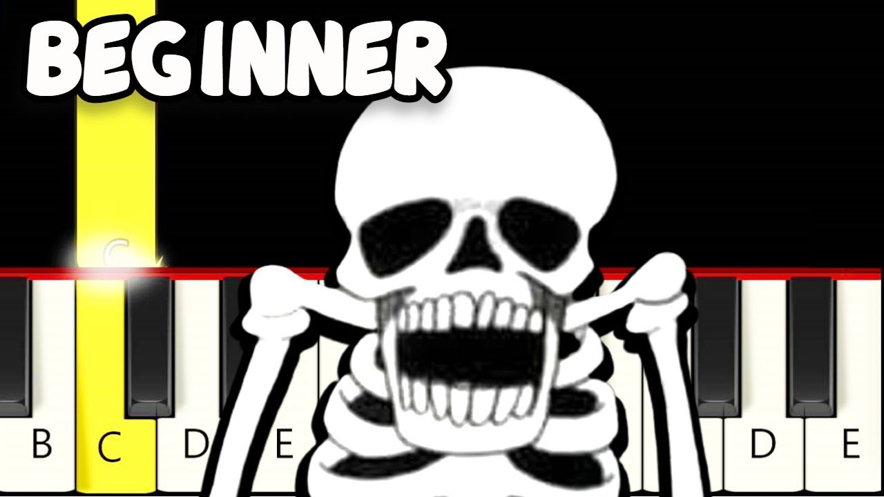 Spooky Scary Skeletons - Halloween - Fast and Slow (Easy) Piano ...
