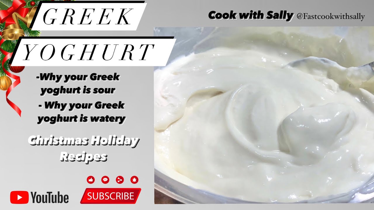 Easy Greek Yoghurt Recipe||The Best Homemade Greek Yoghurt Recipe ...