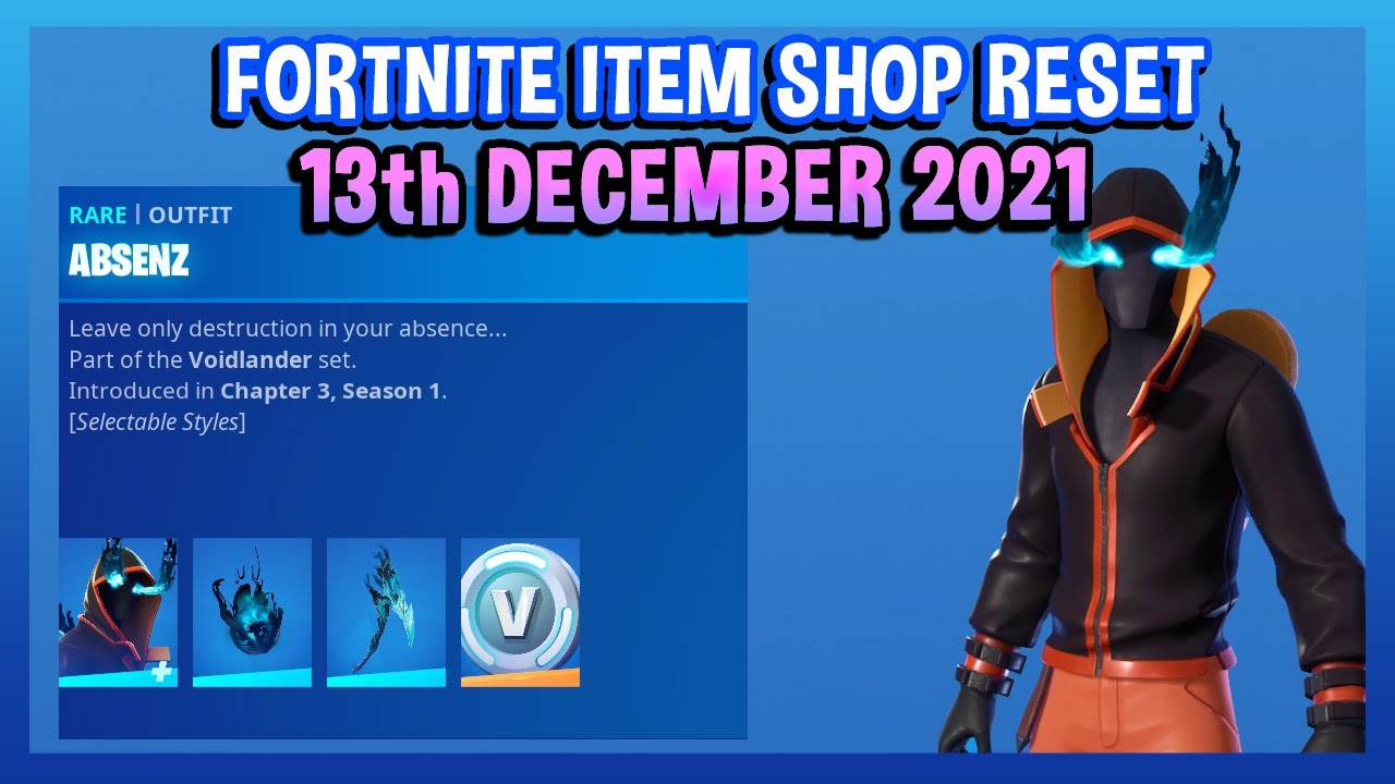 *NEW* VOIDLANDER STARTER PACK! (Fortnite Item Shop Reset 13th December ...