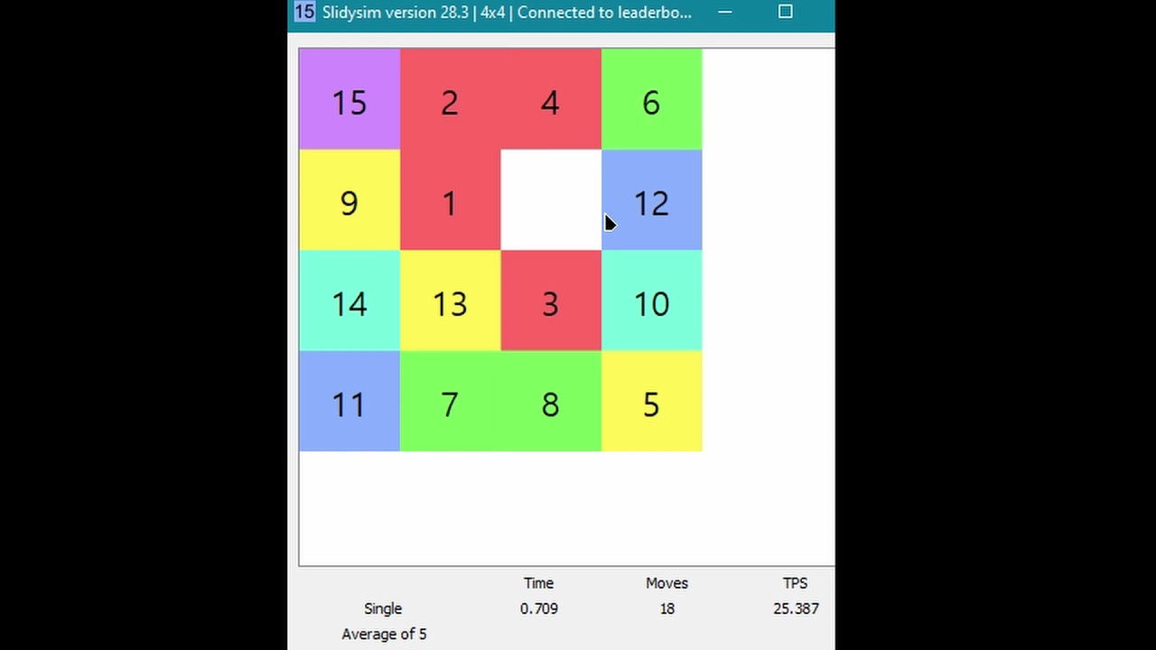 Slidysim 4x4 ao5 in 2.707s - YouTube