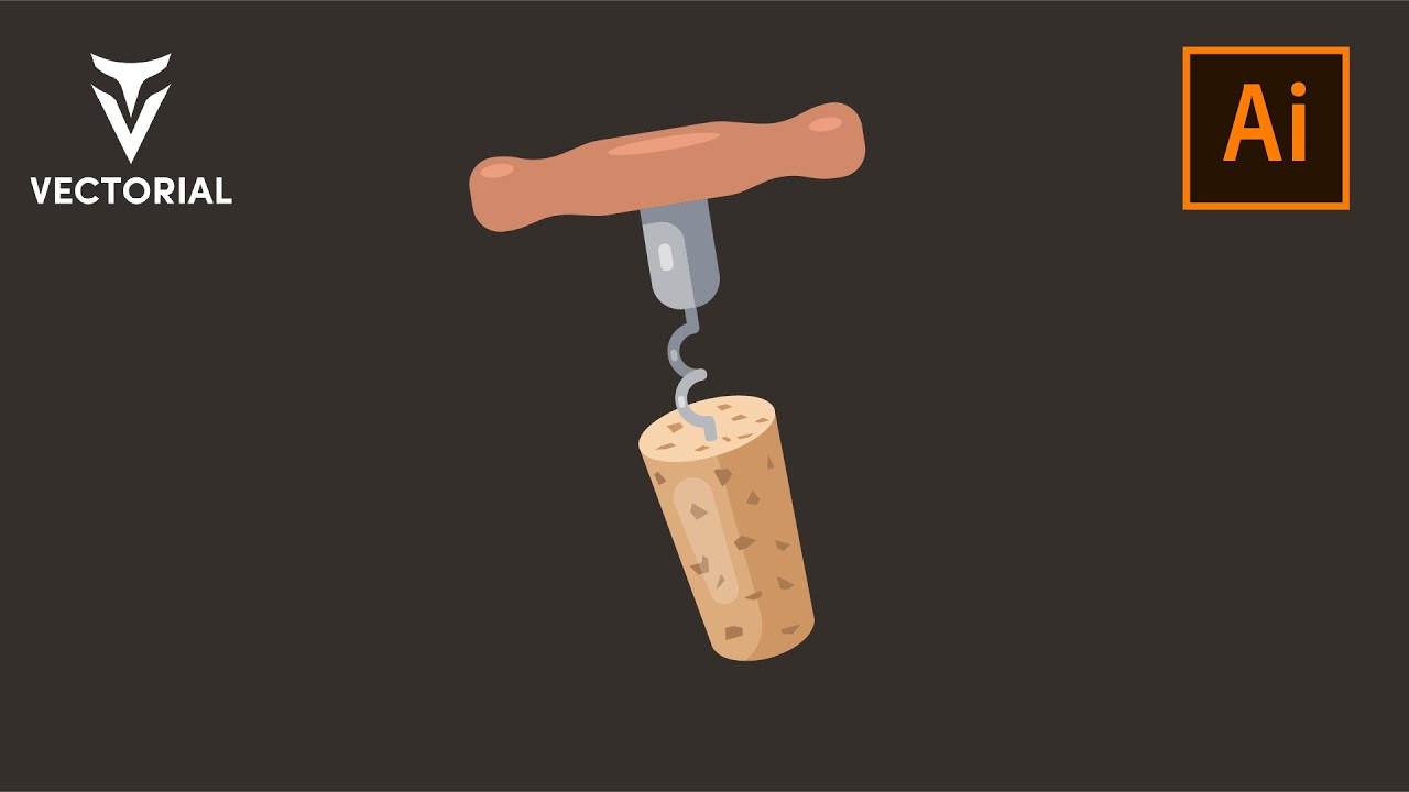 Corkscrew tutorial in Adobe Illustrator - YouTube