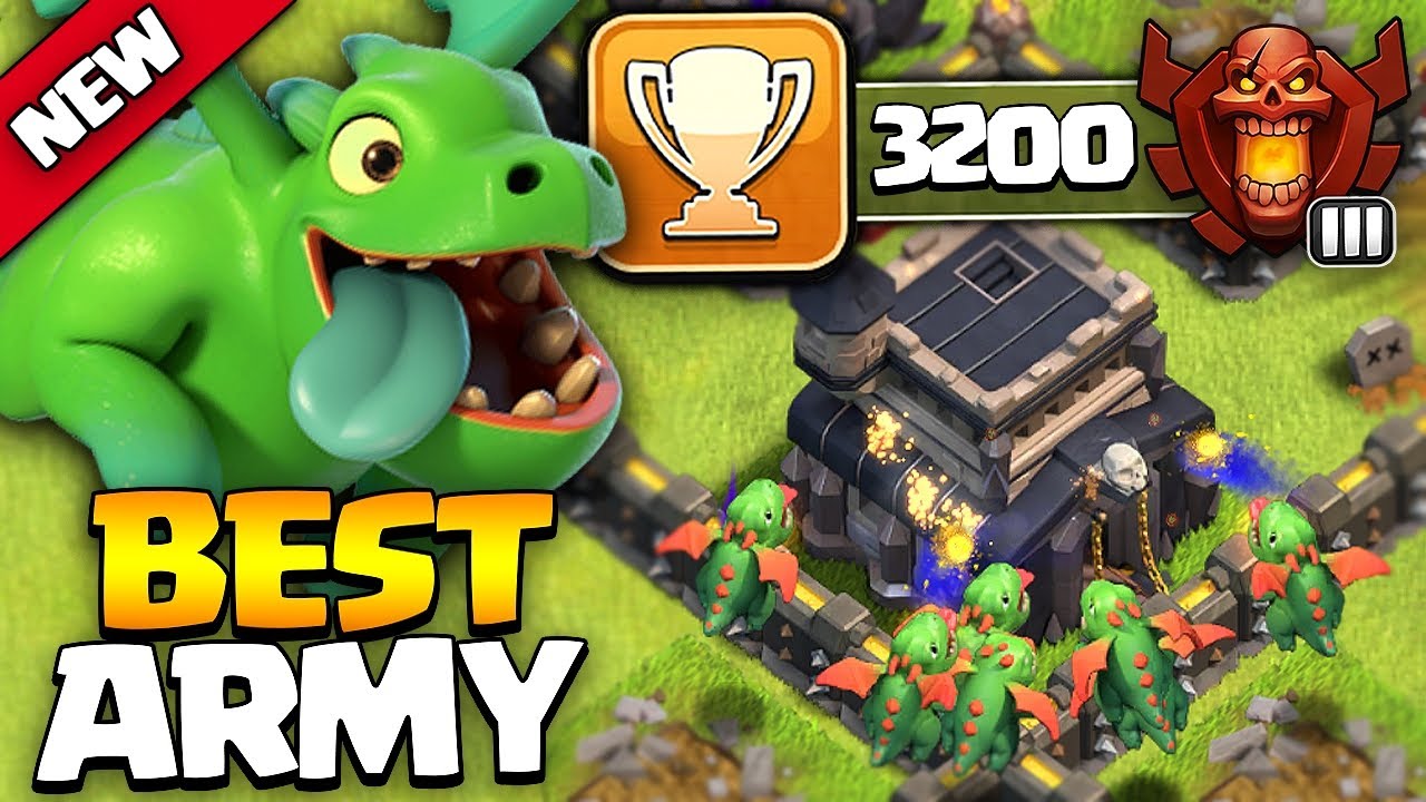 NEW Best TH9 Trophy Pushing Attack Strategy | Clash of Clans - YouTube