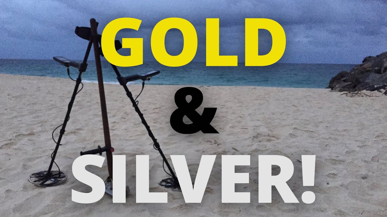 Beach Metal Detecting, We Found GOLD & SILVER!! - YouTube