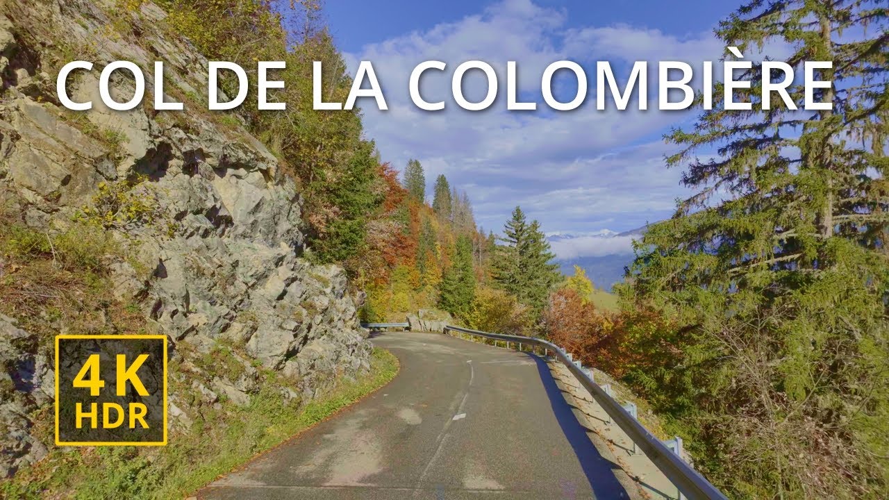 🇫🇷 Driving Through a Masterpiece: Autumn Scenery at Col de la ...
