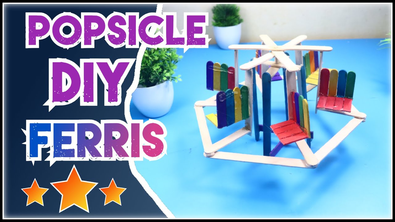 DIY Popsicle Stick Ferris Wheel: Fun Summer Project - YouTube