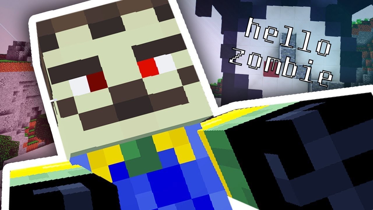 SUNT CRIMINAL DE TABLOURI | Hello Zombie Minecraft Map - YouTube