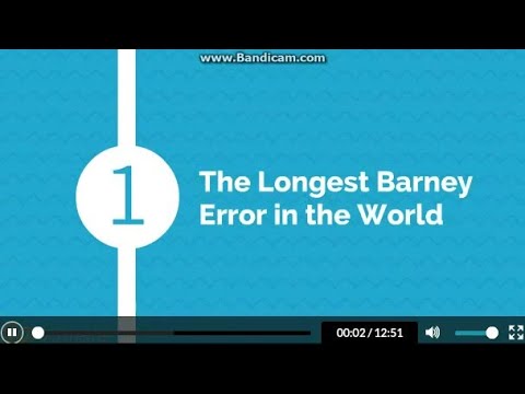 The Longest Barney Error in the World - The Movie (2 Hours and 41 Minutes / FULL VERSION)