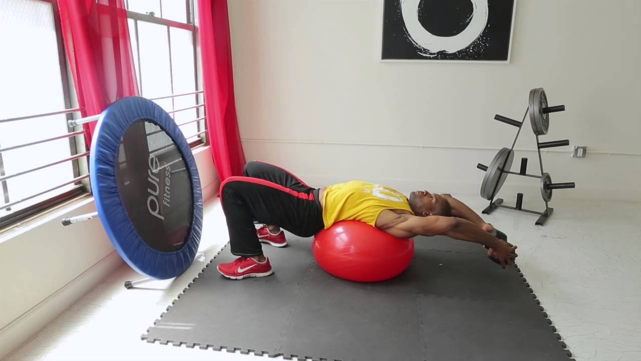Exercises to Do With Dumbbells & Balls : Kettlebells & Dumbbells - YouTube