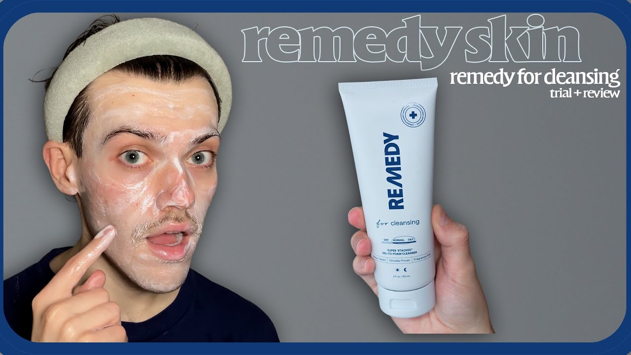 remedy skin remedy for lightweight cleansing | trial + review - YouTube