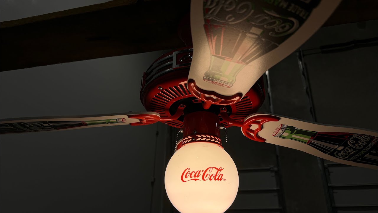 Coca Cola Ceiling Fan - YouTube
