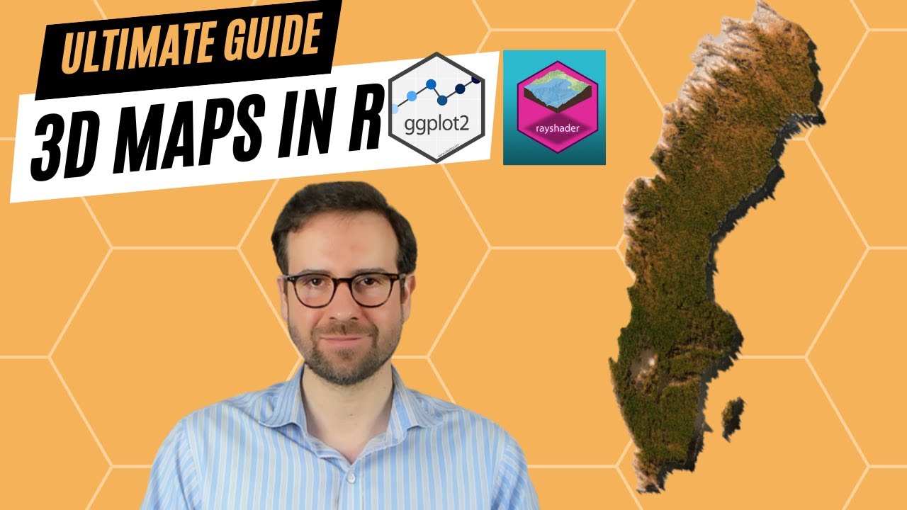 3d Map With Rayshader And Ggplot2 In R Youtube