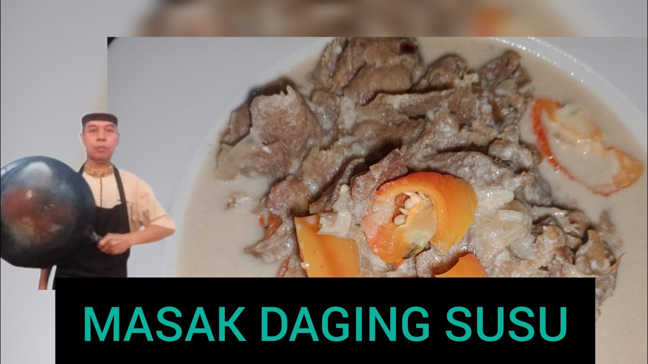 MASAK DAGING DENGAN KUAH SUSU #masakenak #makanenak @wonosuwono231 ...
