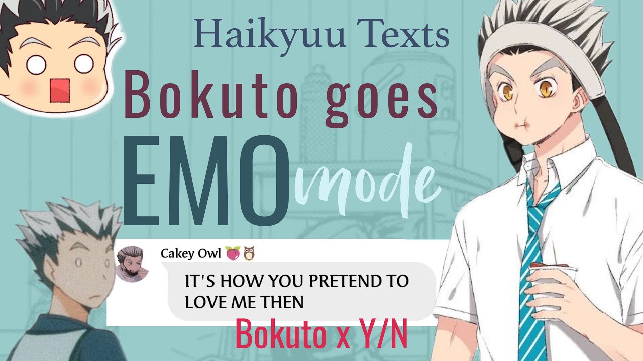 Bokuto Goes Emo Mode | Haikyuu Texts - YouTube