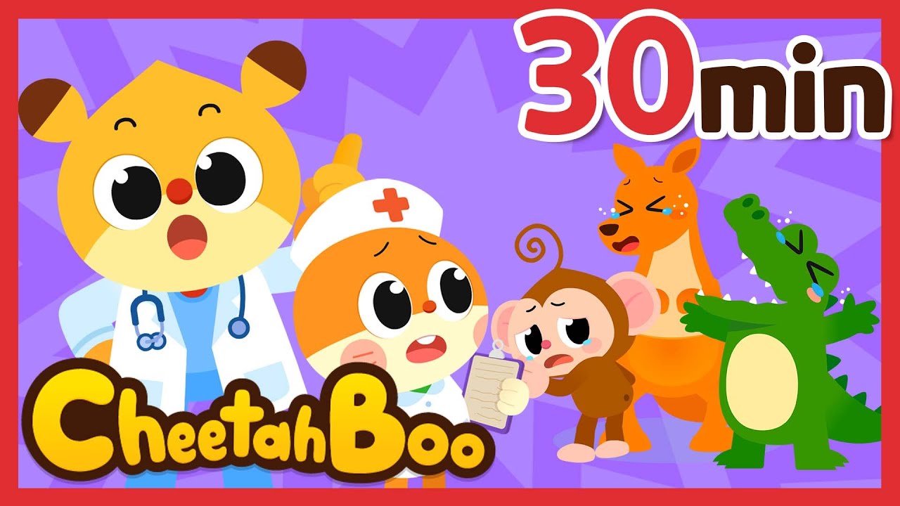 [30min] 🏥The Animal Hospital & Best Nursery rhymes Compilation | Kids ...