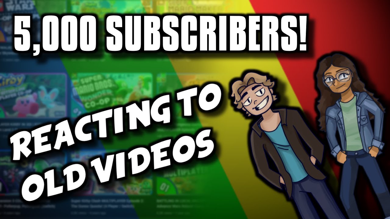 REACTING TO OUR OLD VIDEOS! | 5,000 Subscriber Special + Face Reveal ...