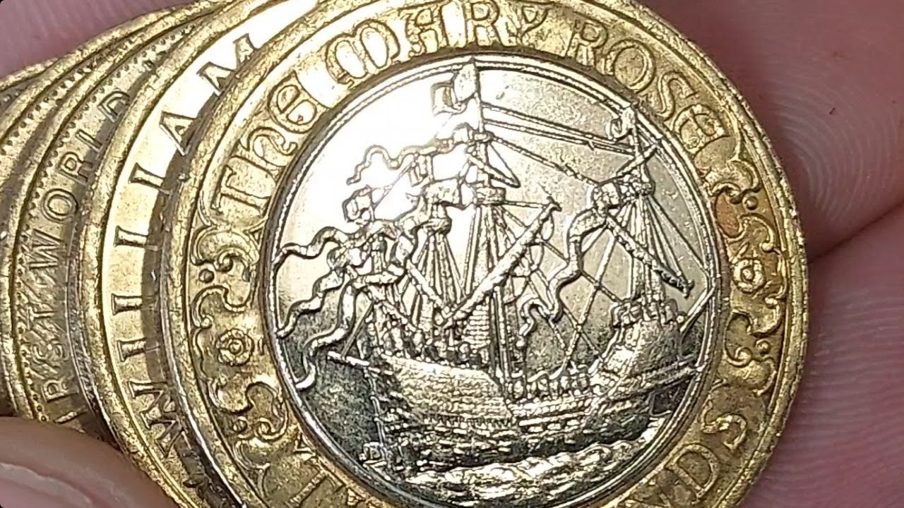 £200 £2 COIN HUNT - THE MARY ROSE £2 COIN - YouTube