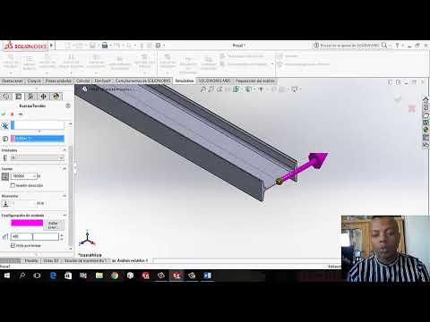 Simulación de vigas en SOLIDWORKS - YouTube