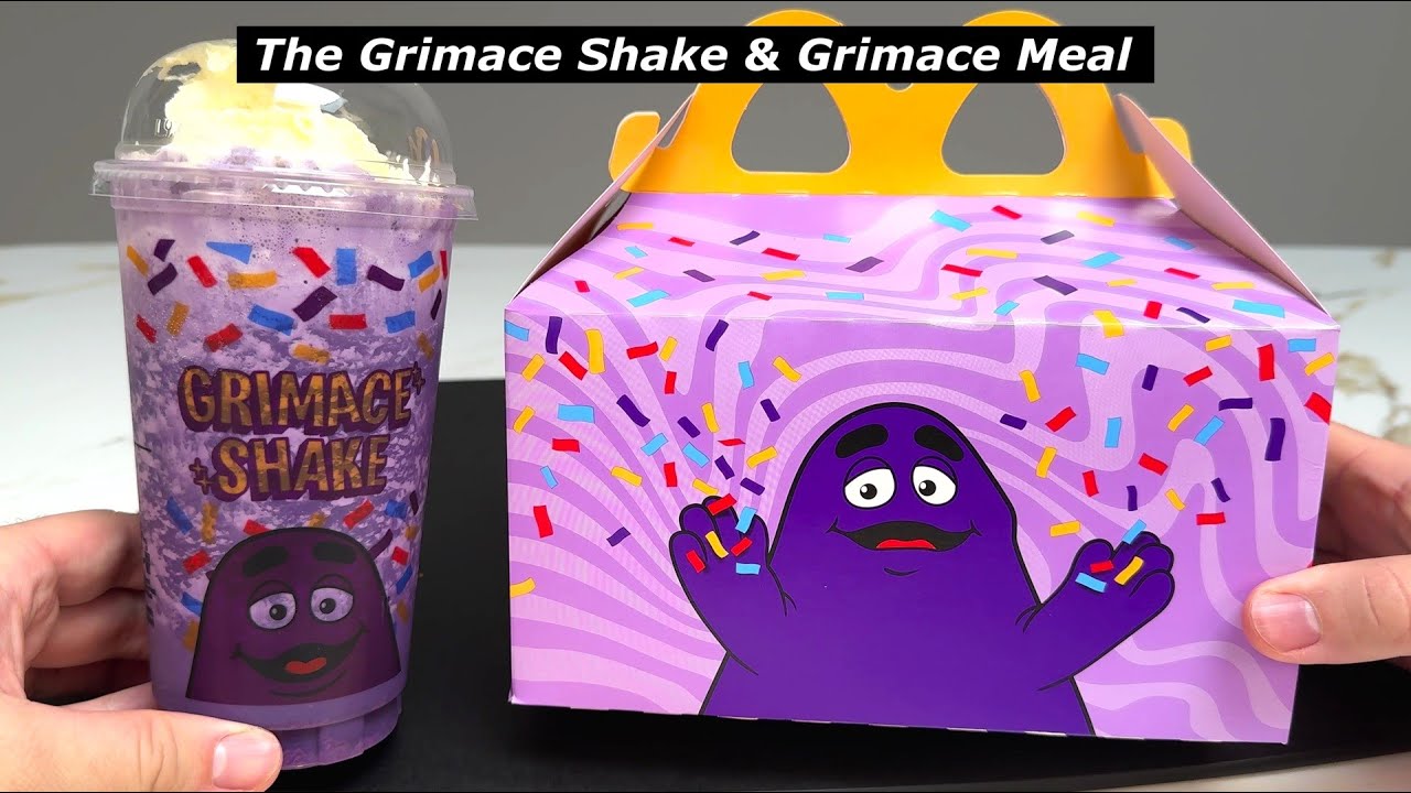 The Grimace Shake & Grimace Meal (McDonald's // Australia Release ...