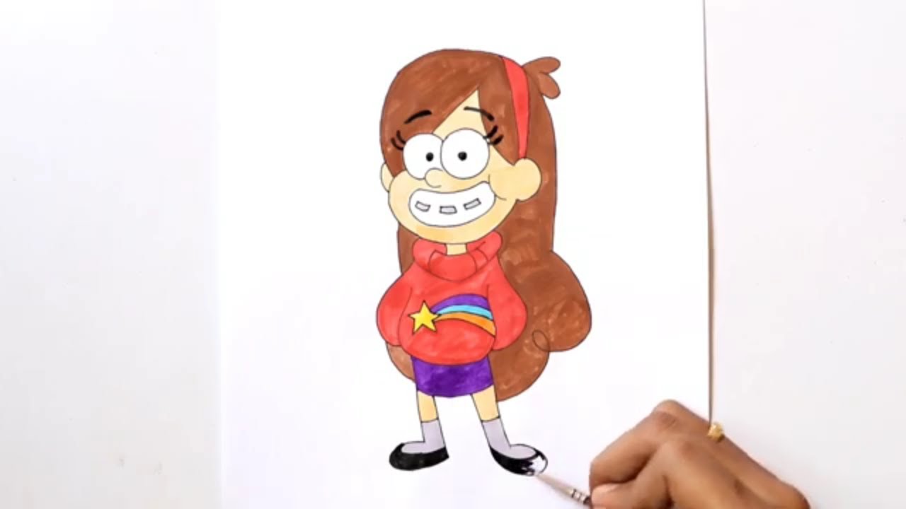 How to Draw Mabel Pines | Gravity Falls - YouTube