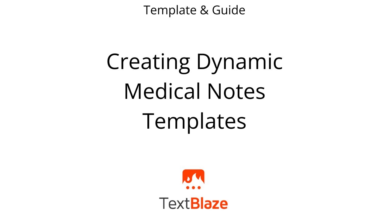 Creating dynamic medical notes templates - YouTube