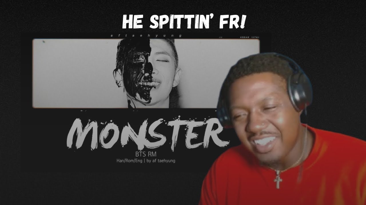 NEW MEMBER ALERT! | BTS RM - Monster (Color Coded Lyrics) REACTION ...