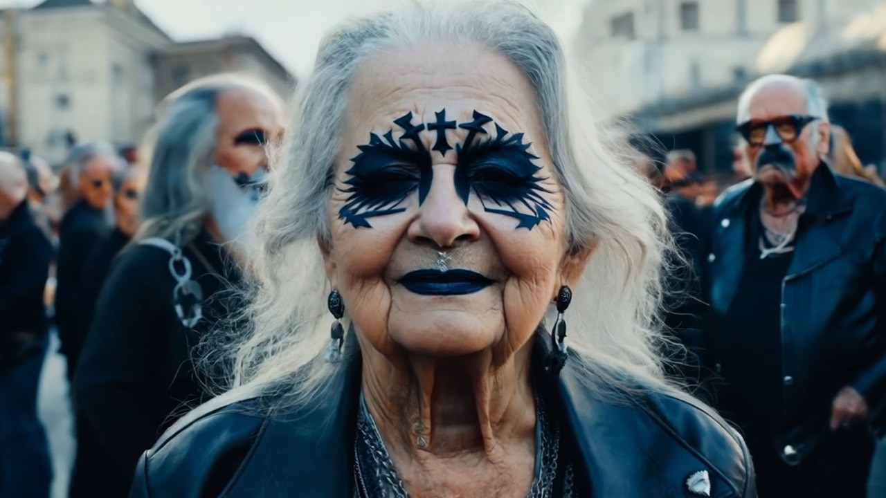 Grandma's Got a Metal Head - YouTube