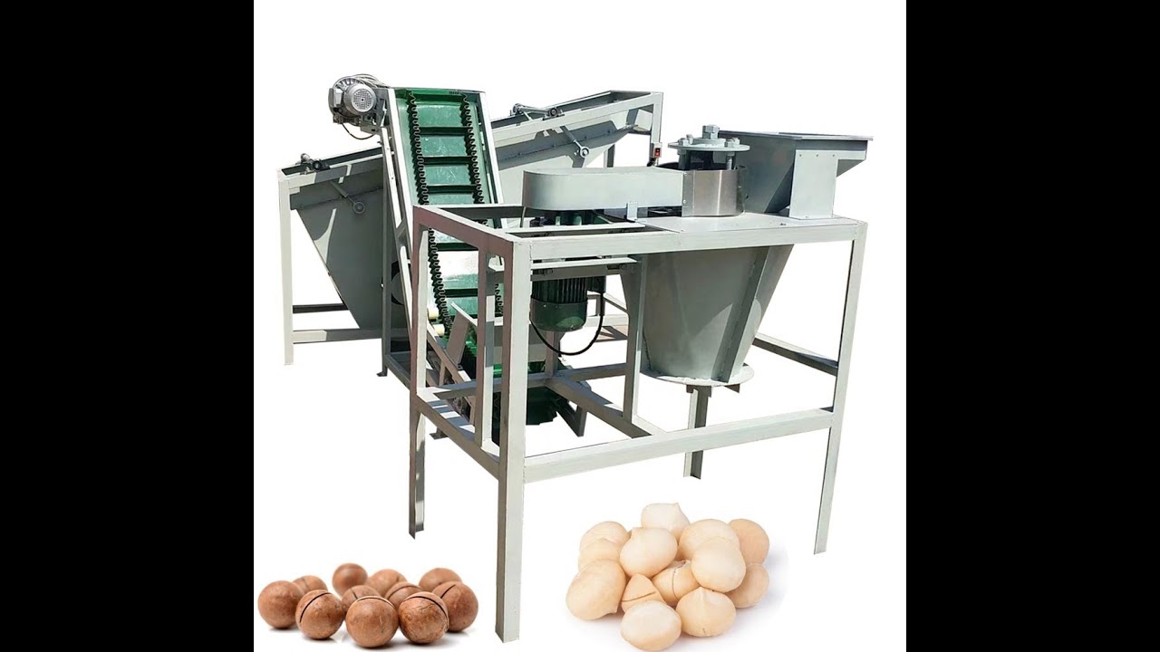 Walnut Shell Cracking Machine Pecan Crushing Breaking Sheller Macadamia ...