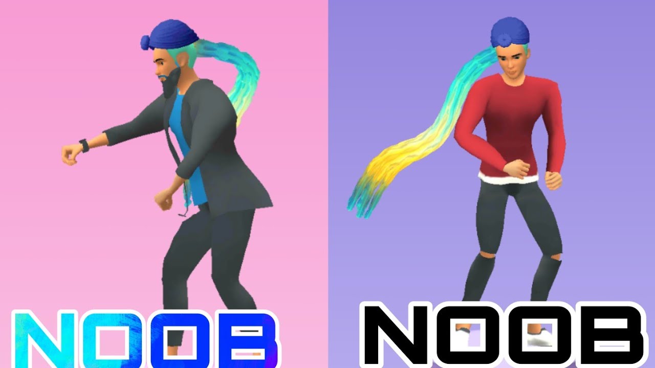 NOOB VS NOOB IN HAIR CHALLENGER , - YouTube
