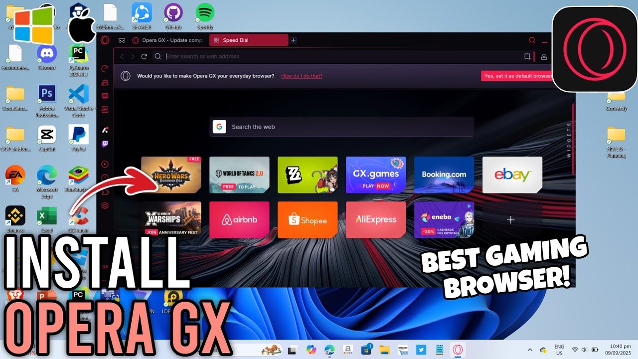 How to Install Opera GX on PC or Laptop - Easy Step-by-Step Tutorial ...